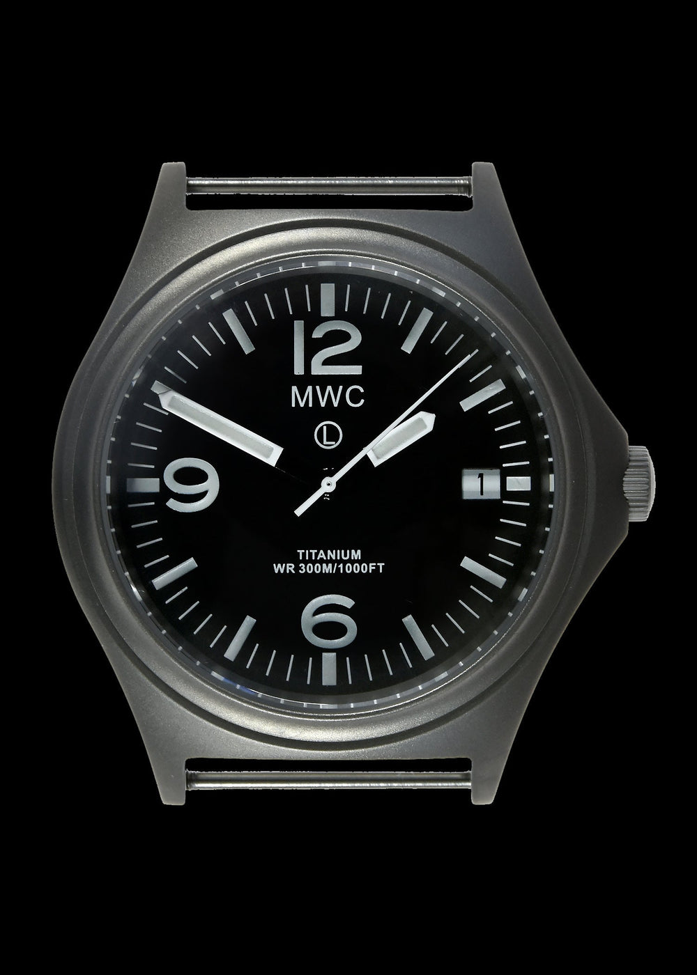 MWC Titanium Military Watch, 300m Water Resistant, Sapphire Crystal an